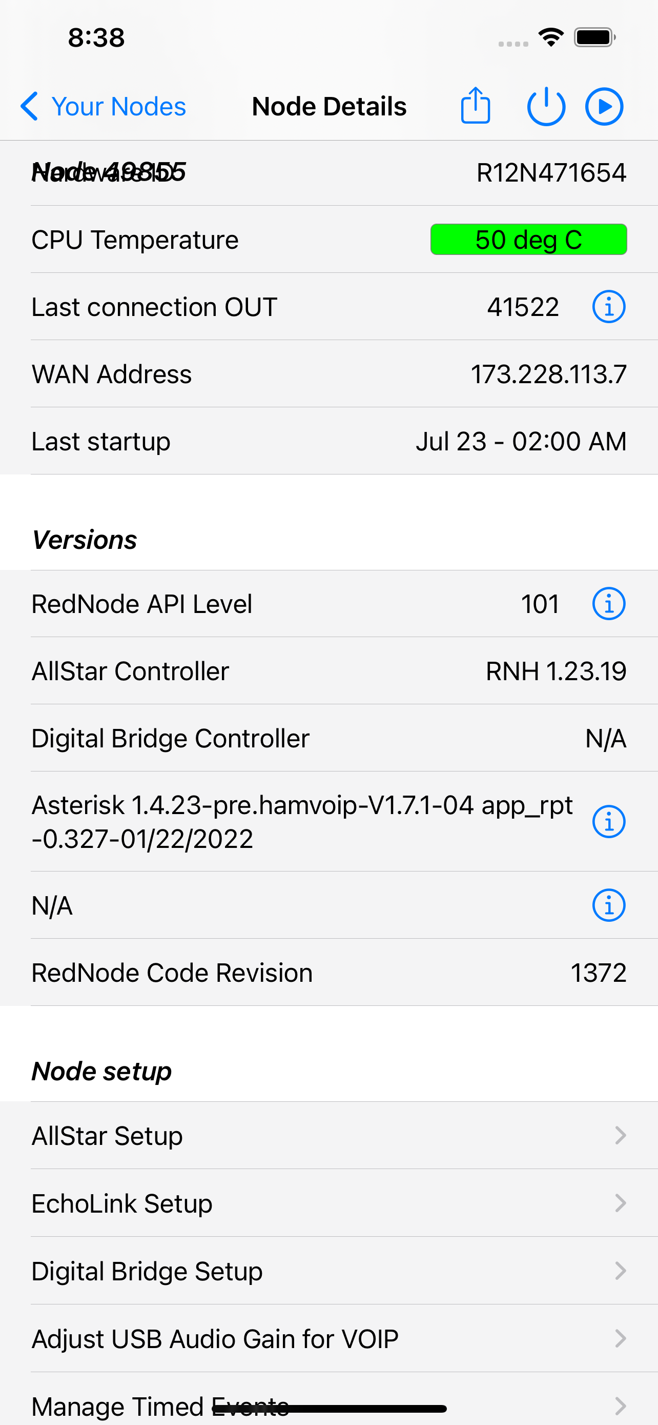 Hamvoip “say24timepl” Update Node Ventures