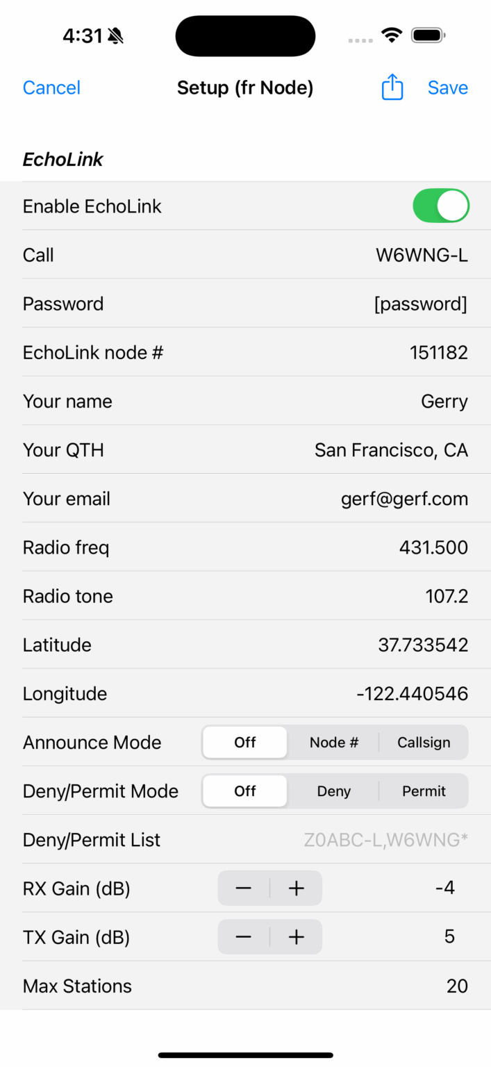 EchoLink – Node-Ventures